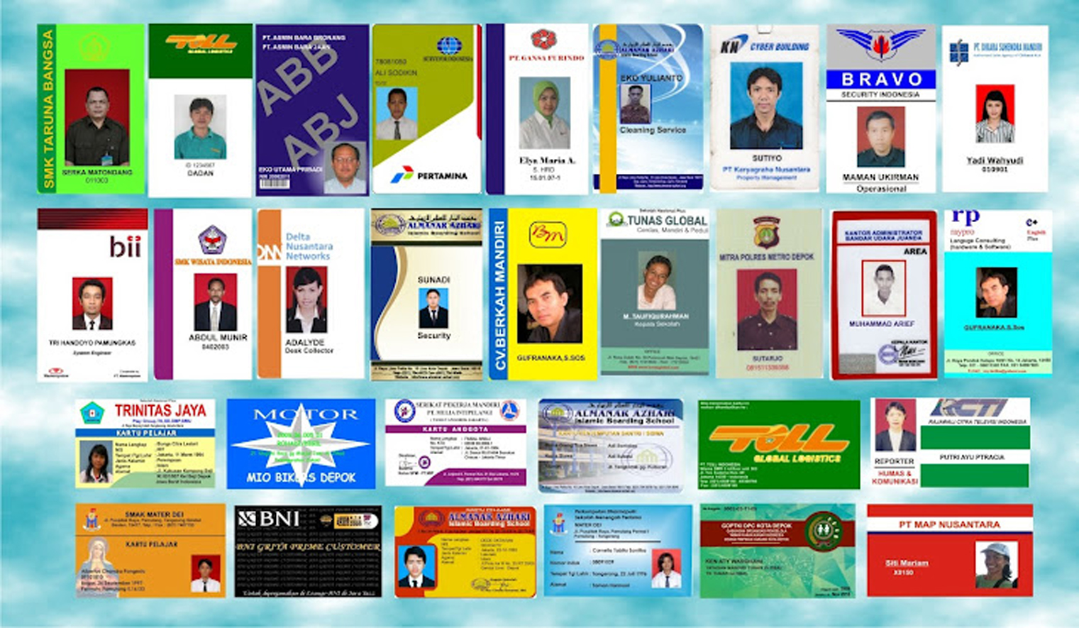 DESAIN & PRINTING SOLUTION: ID CARD