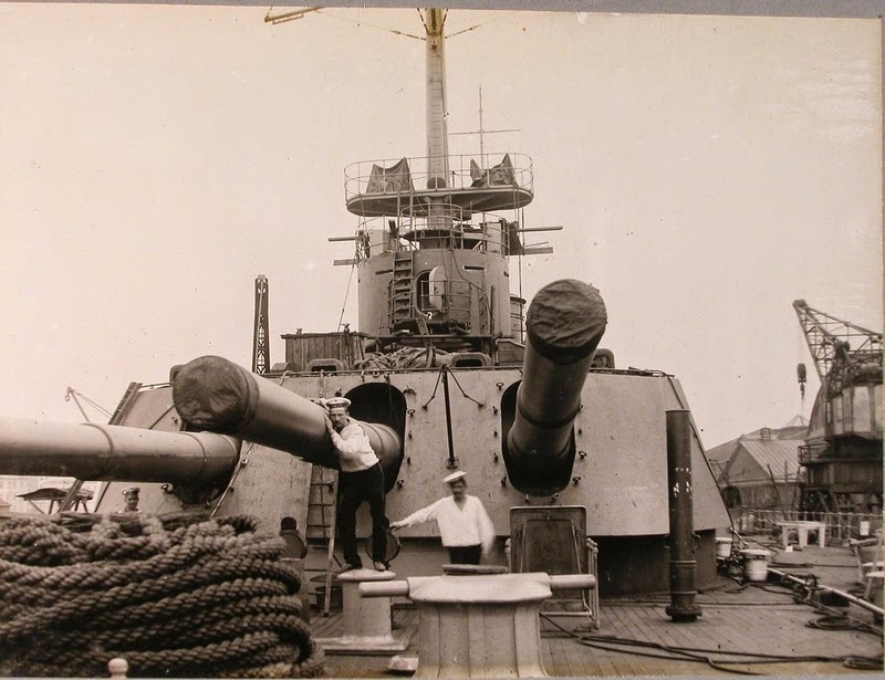 Pictures of Russian Battleship Gangut, 1911 ~ Vintage Everyday