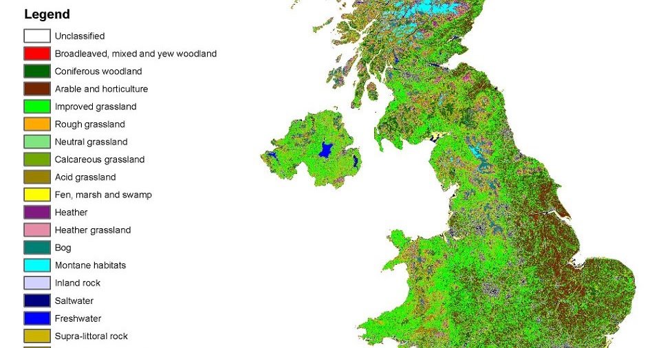 New map of UK landscape