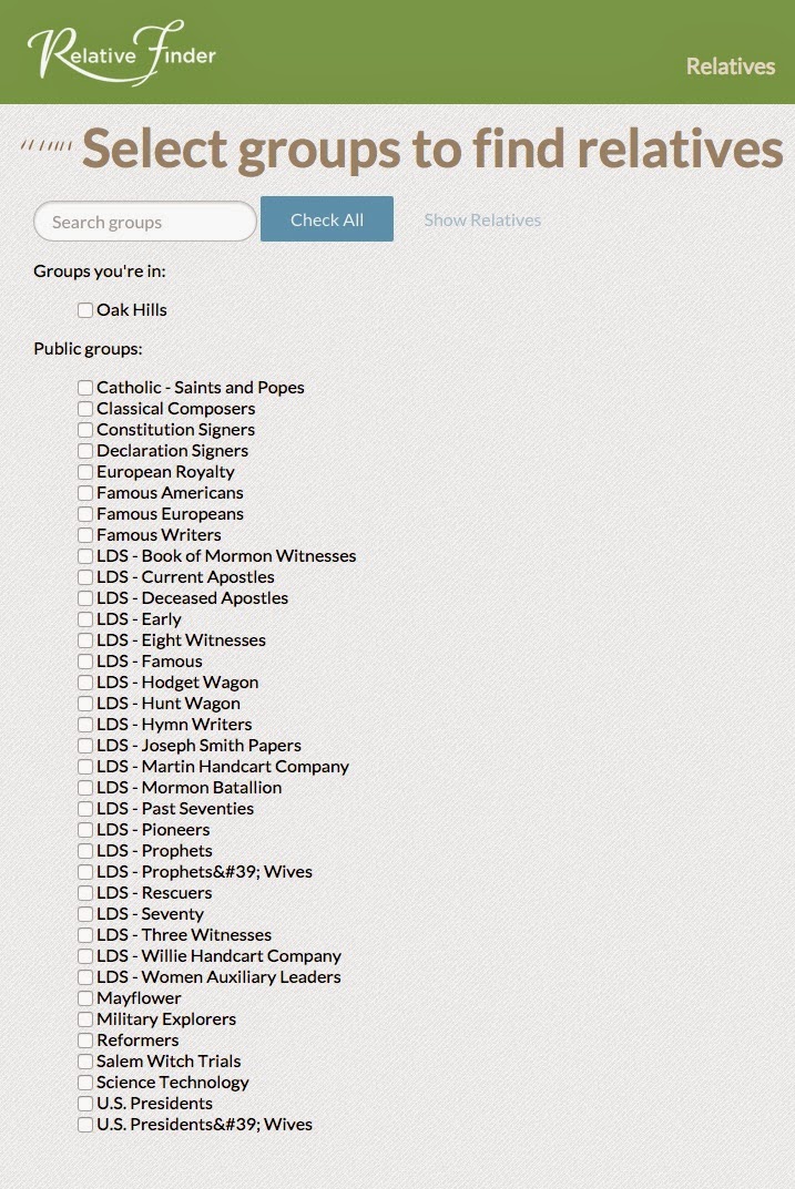 Rejoice, and be exceeding glad...: Relative Finder moves onstage