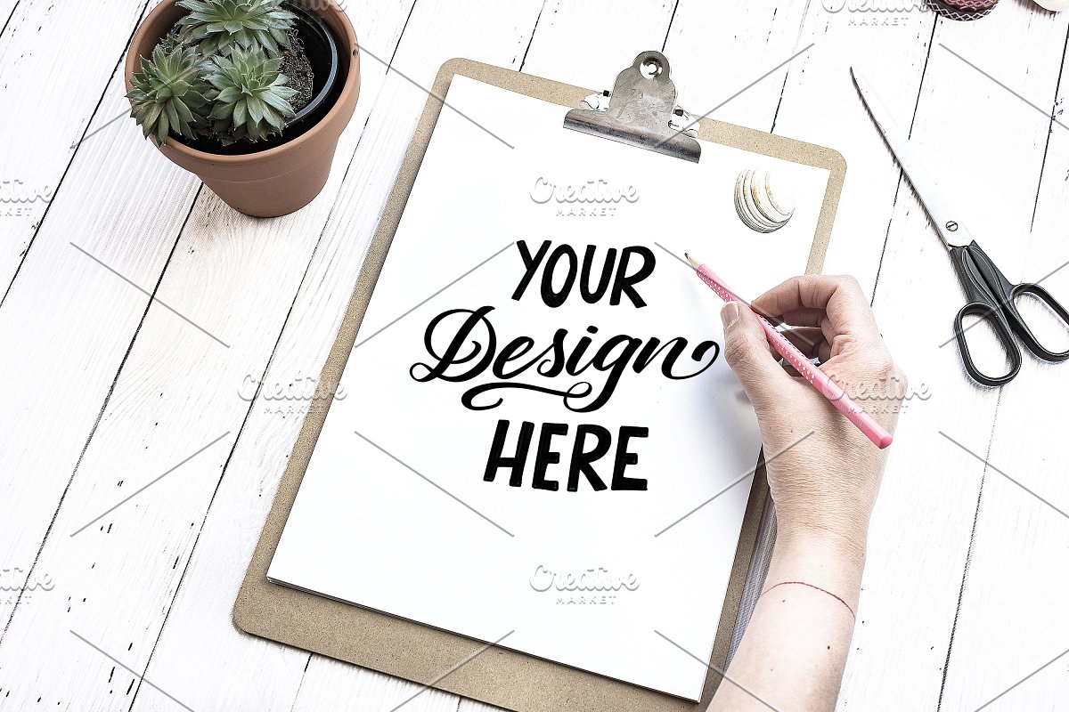 160+ Best Clipboard Mockup Templates | Free & Premium