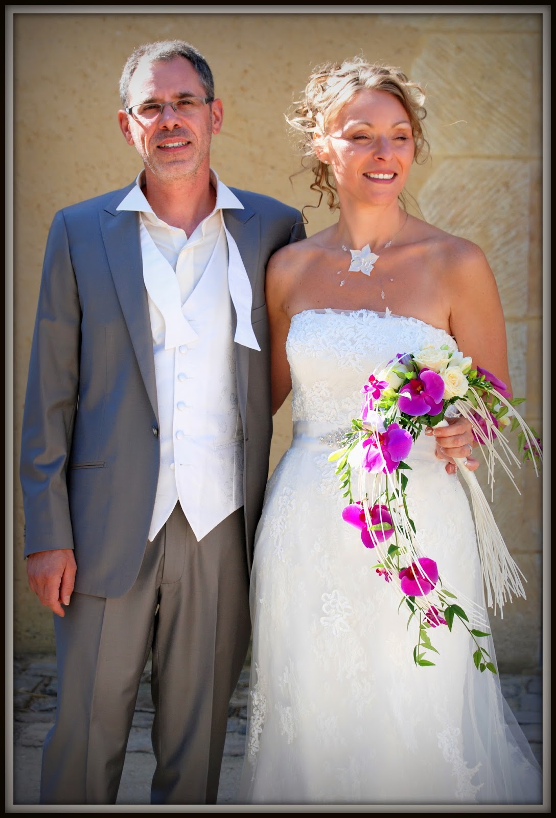 Mariage de Greg et Céline: l'arrivée de la mariée..