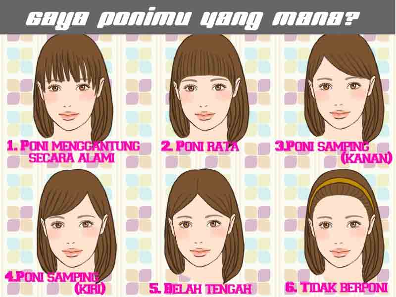 Kepribadian Wanita Dari Bentuk Poni Favoritnya