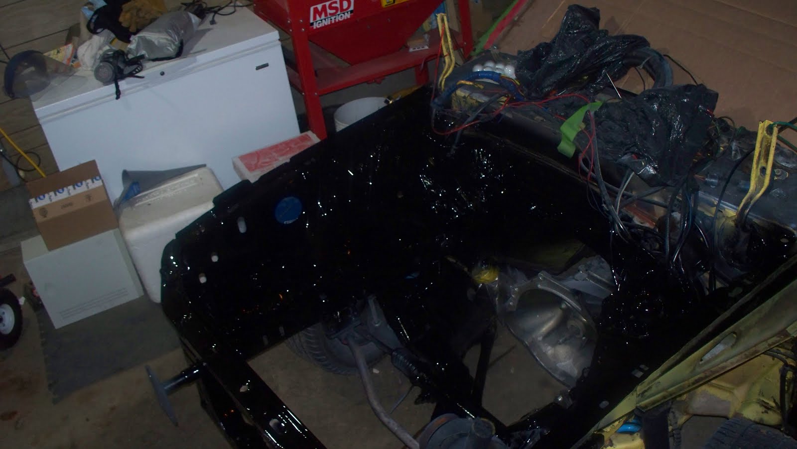 Fox Body Mustang Restoration: Painting Engine Compartment