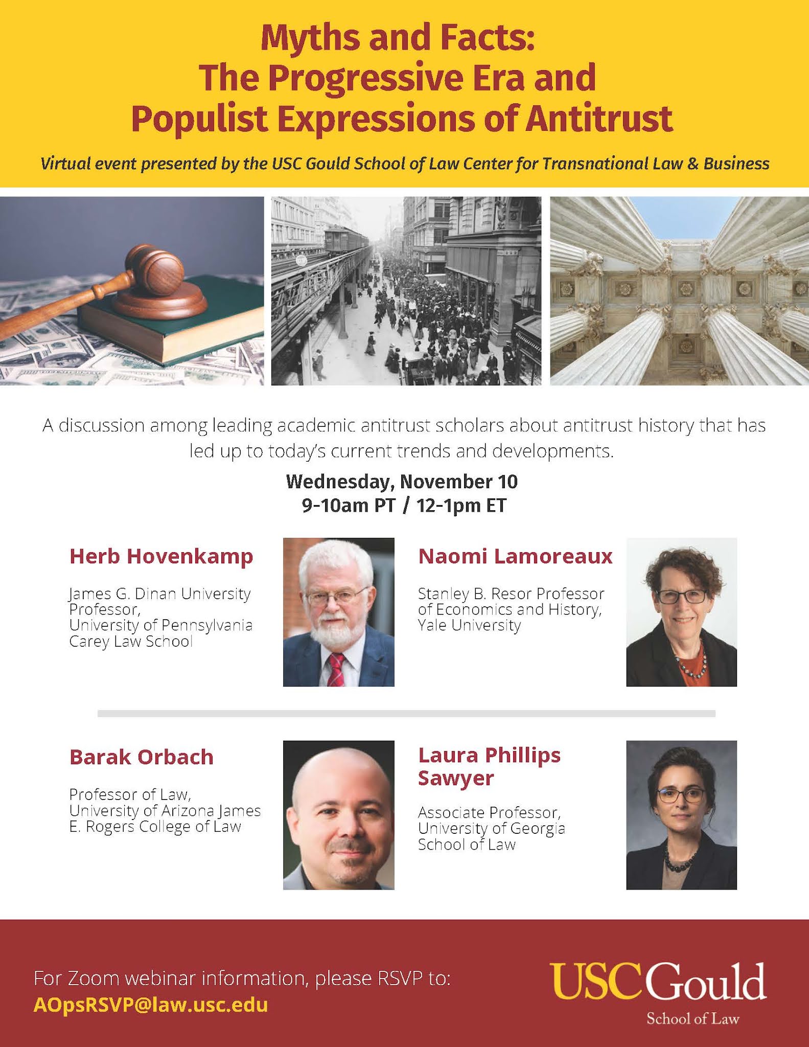 Legal History Blog: Progressive Era Antitrust: A Seminar at USC Law