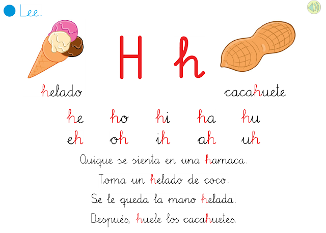 Aprender letra h - Imagui