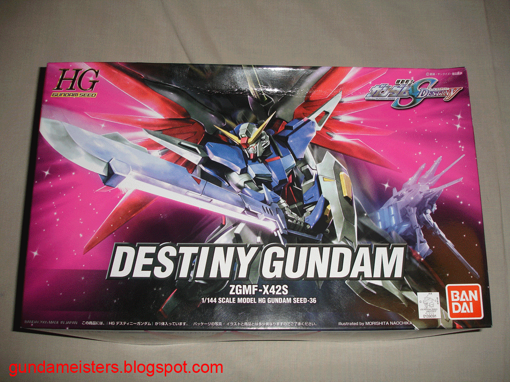 Gundam Meisters: Unbox: HG 1/144 - Destiny Gundam