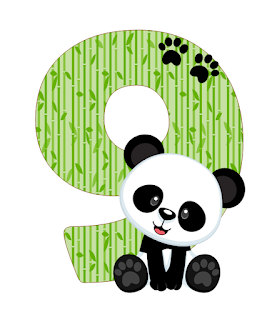Kits imprimibles gratis : Abecedario panda