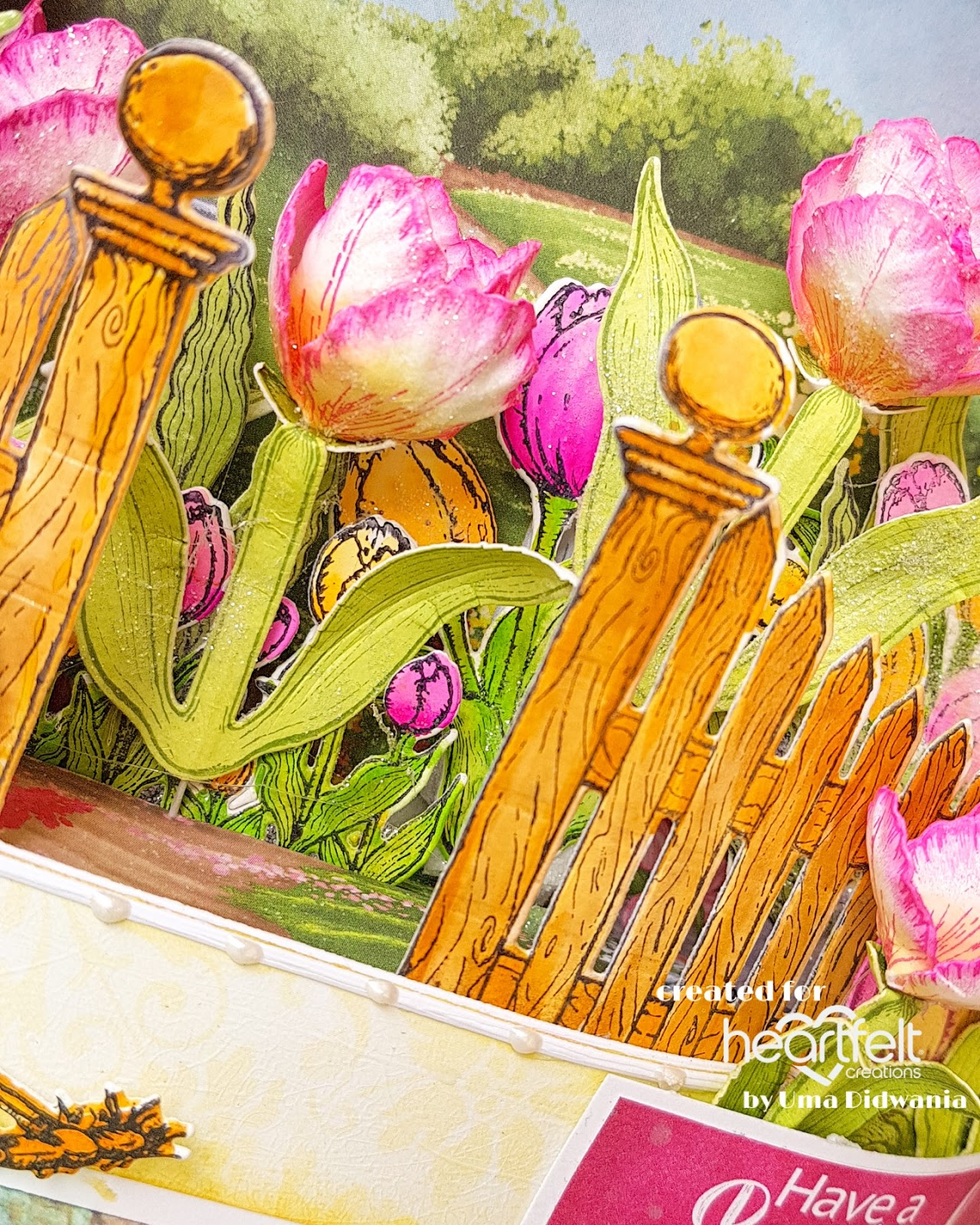 Little Rosebud craft: My Tulip Garden