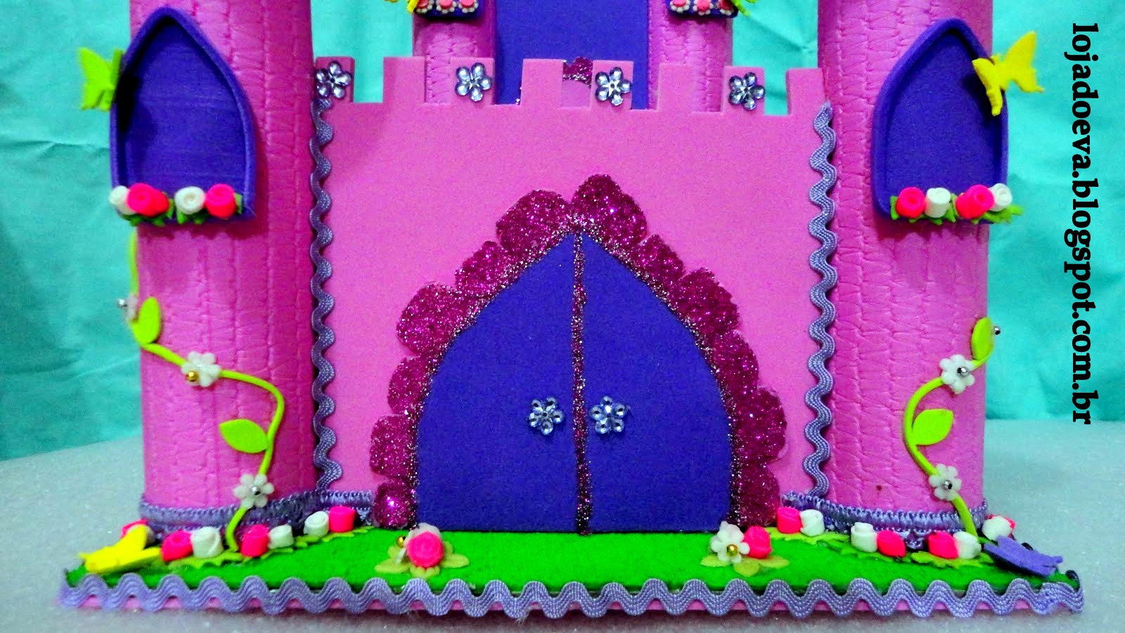 ARTESANATO EM E.V.A: CASTELO EM EVA 3D