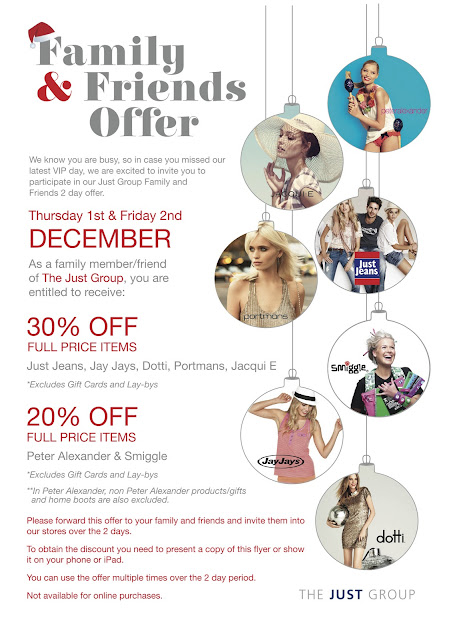MySale: Thursday 1st and Friday 2nd December Only Friends and Family offer