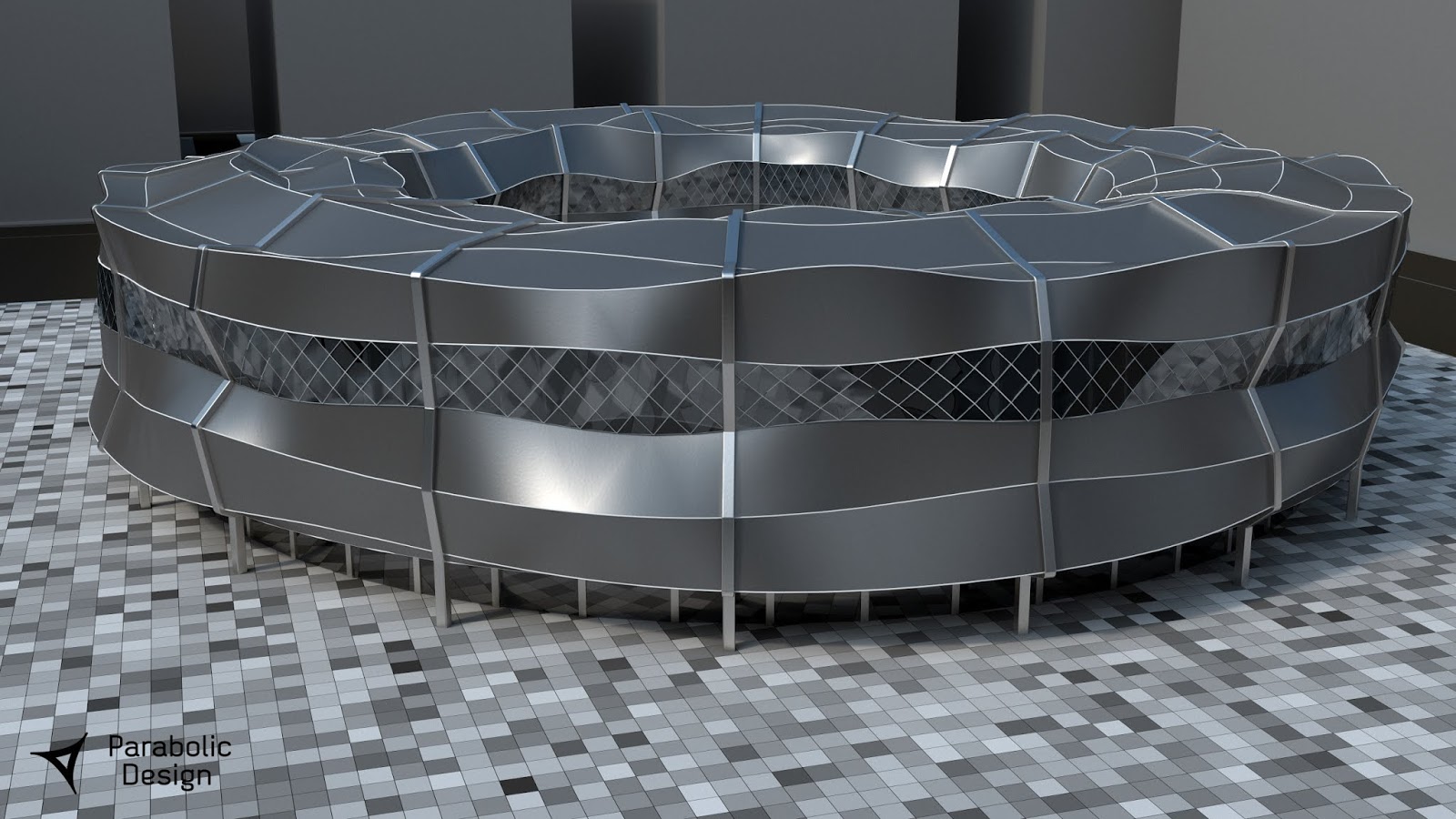 PARAMETRIC STUDY WAVY BUILDING + FACADE | Parabolic Design