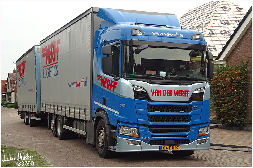 SCANIA: Scania R410 - Van der Werff Logistics