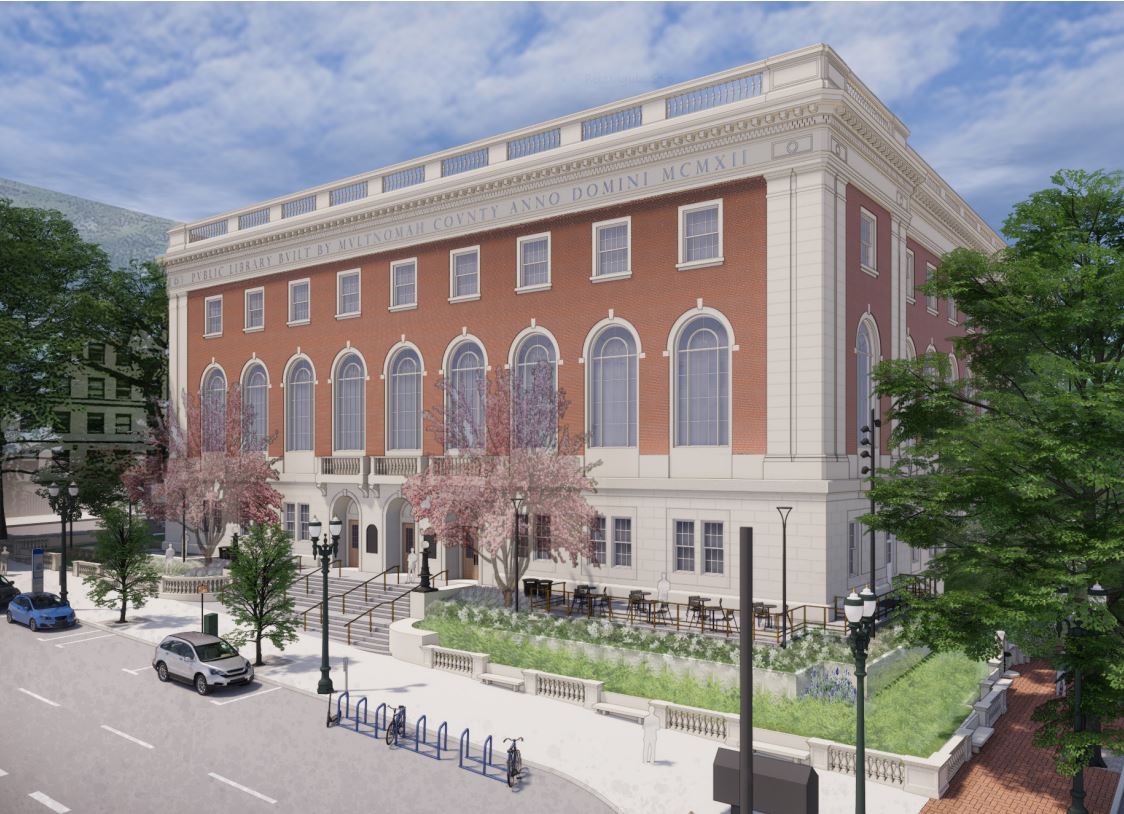 Building on History : New Landscape at Multnomah County Central Library