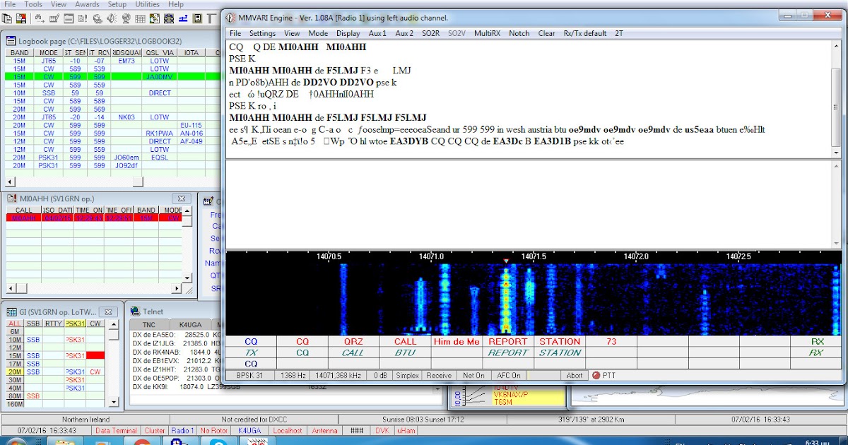 SV1GRN: Logger32 & digi