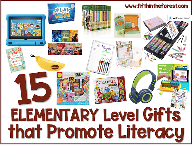15 Literacy Centered Gifts for ELEMENTARY | Fifth in the Forest
