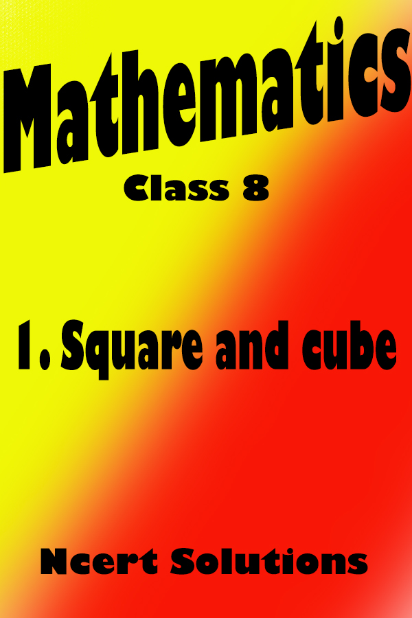 NCERT Solutions for Class 8 Maths Chapter No. 1