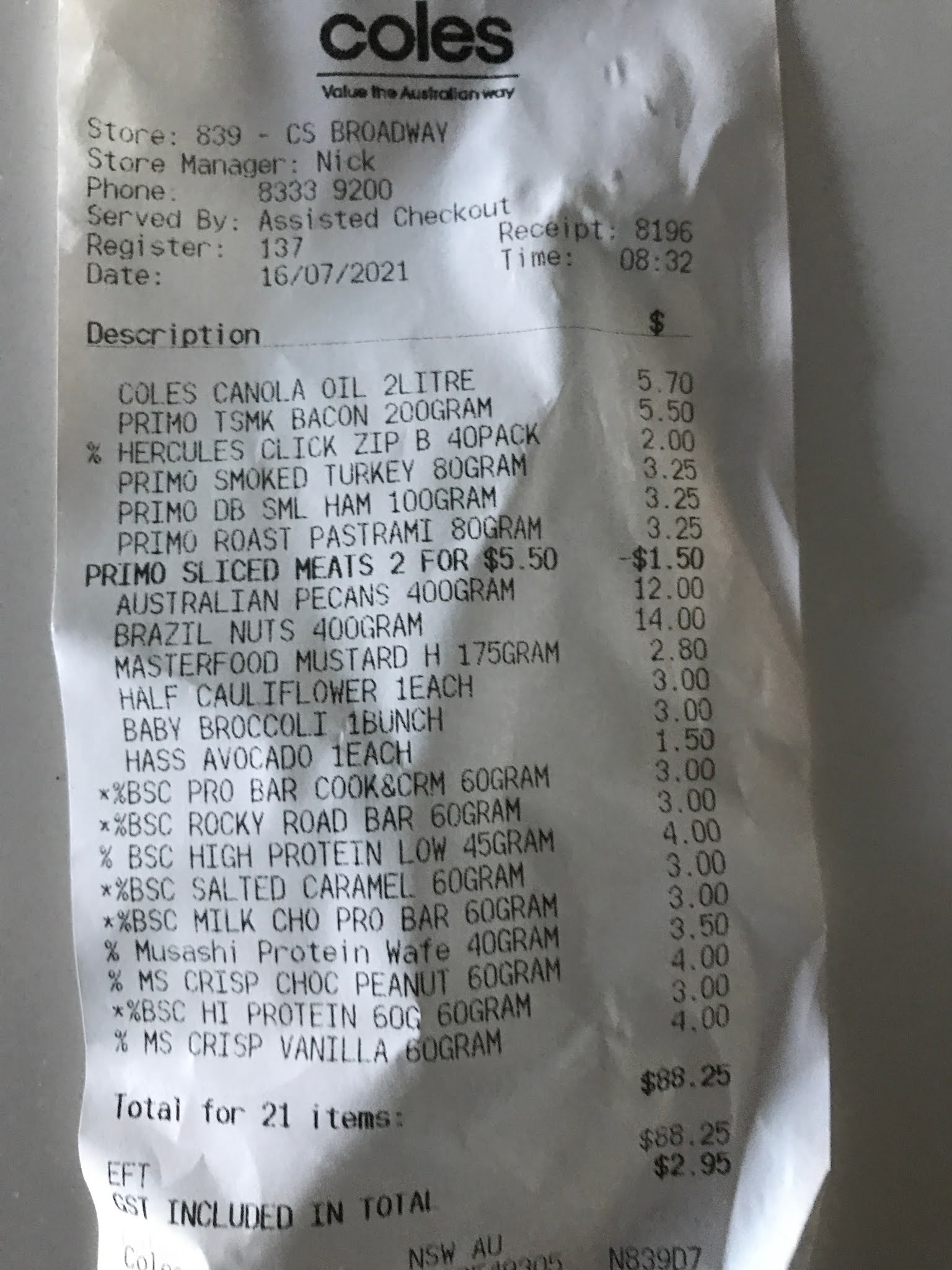 Happy Antipodean: Grocery shopping list for July 2021