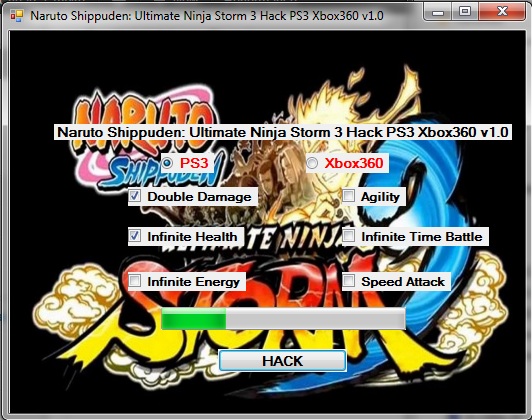 Naruto Shippuden Ultimate Ninja Storm 3 Hack PS3 Xbox360 v1.0 - Game ...