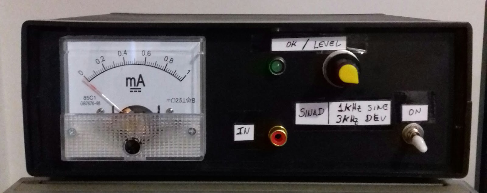 The "Speaky" HF SSB transceiver and other homebrew projects: SINAD test ...