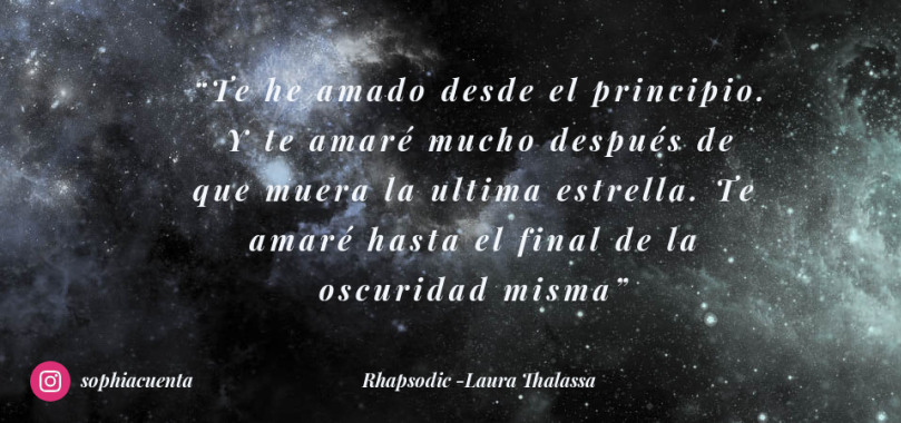 SOPHIACUENTA: RESEÑA: RHAPSODIC 💫 ( LAURA THALASSA)