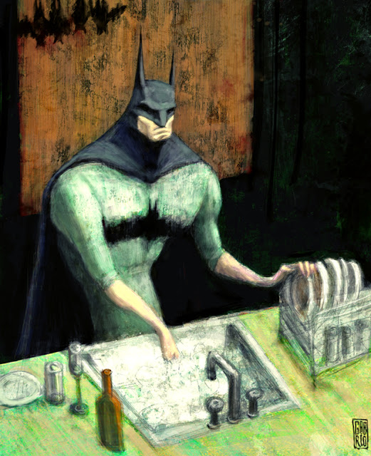Et prope et procul...: Gabriel Hernán Ramírez - Batman em Casa