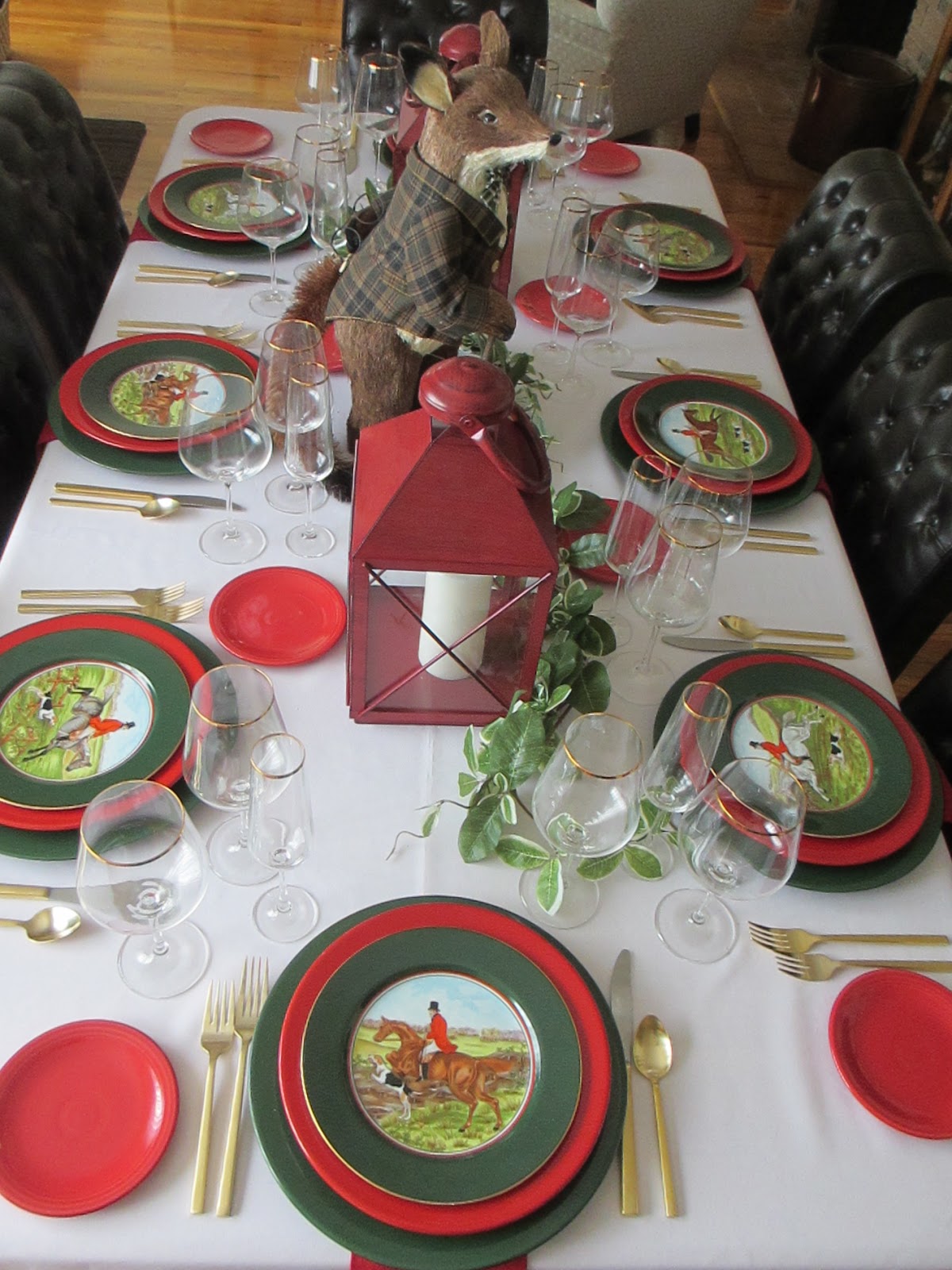 The Welcomed Guest: Fox Hunt Tablescape