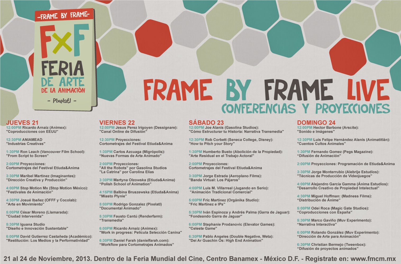 @Pixelatl invita a las Conferencias y Proyecciones de #FXFF FERÍA DE ...