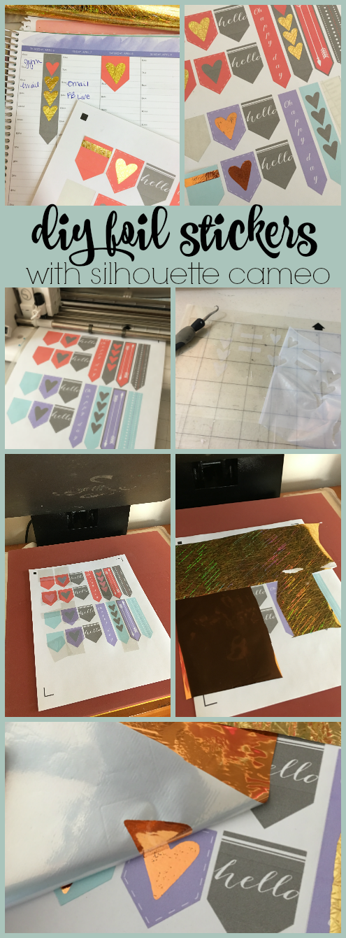 DIY Foil Stickers with Easyweed Adhesive and Silhouette CAMEO ...