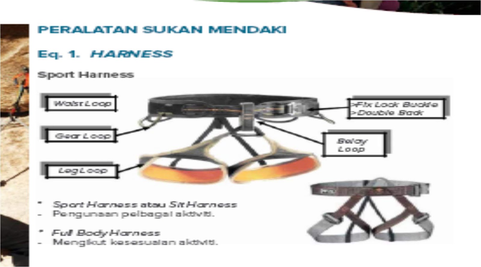 ABSEILING - TALI TINGGI