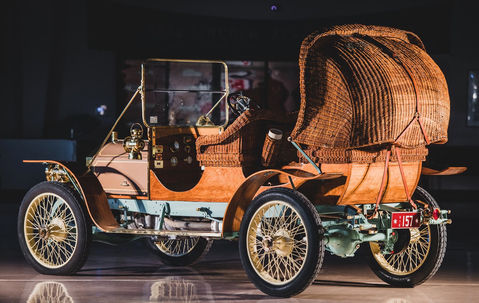 Just A Car Guy: 1911 Napier 15 HP Victoria, one of the few wicker ...