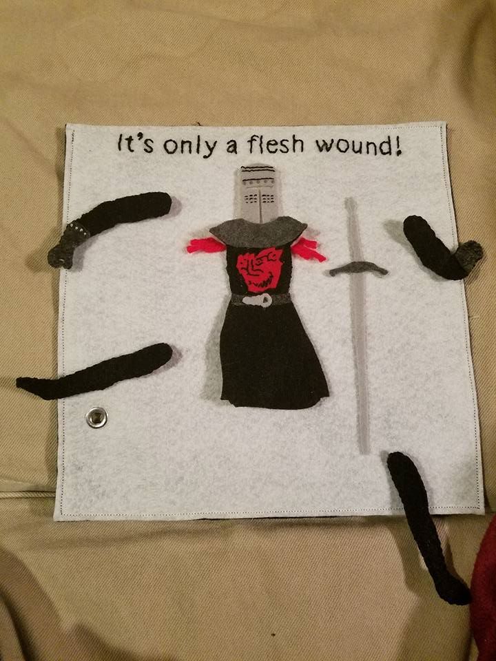 The Craft Subversive: Monty Python Holy Grail Busy Book