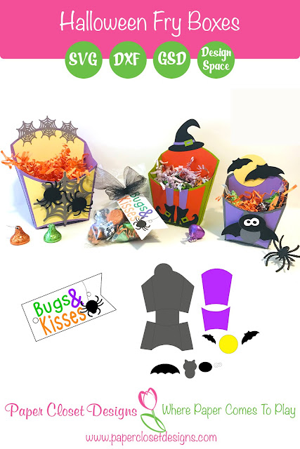 New Halloween Fry Boxes - Paper Closet Designs