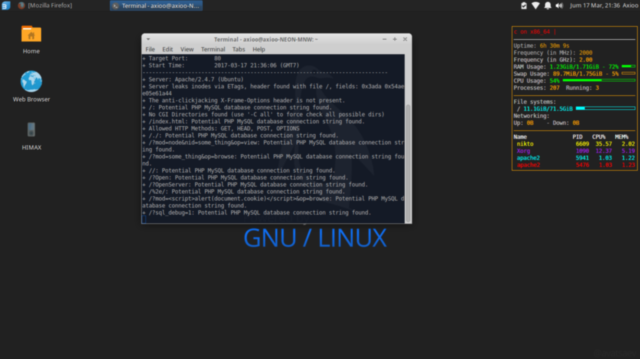 Menggunakan Nikto di BackBox 4.7 untuk memeriksa celah security pada ...