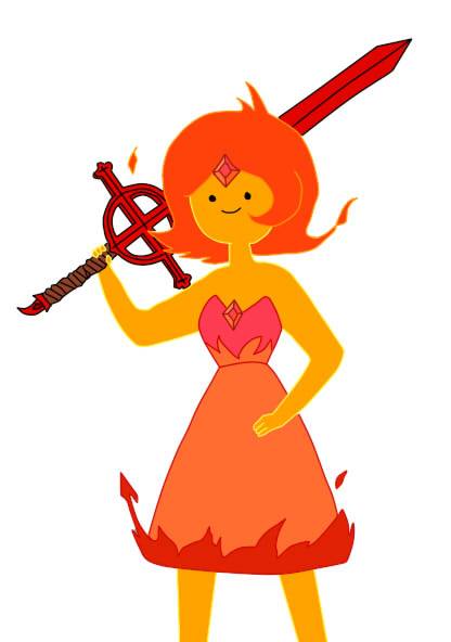 Loucos Por Adventure Time: Flama-Princesa de Fogo!