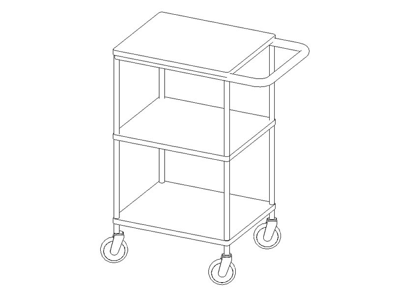 BIM HEALTHCARE REVIT FAMILIES : Supply Carts