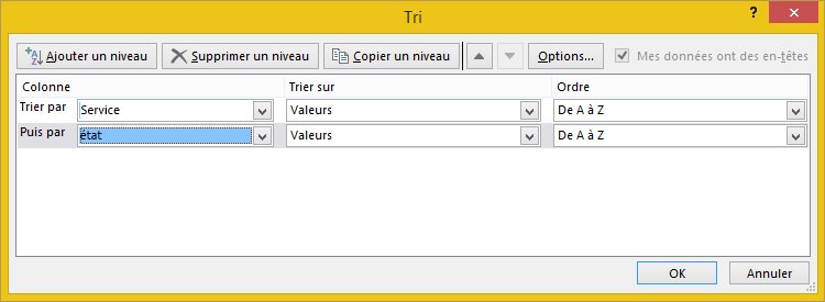 Excel : Comment trier des données dans un tableau | Bienvenue sur ... Excel : Comment trier des données dans un tableau | Bienvenue sur ...