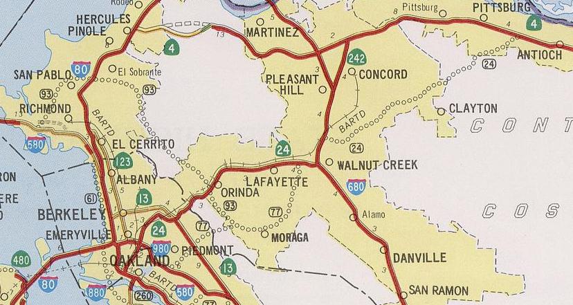 California State Route 24 and the Caldecott Tunnel (November Bay Area ...