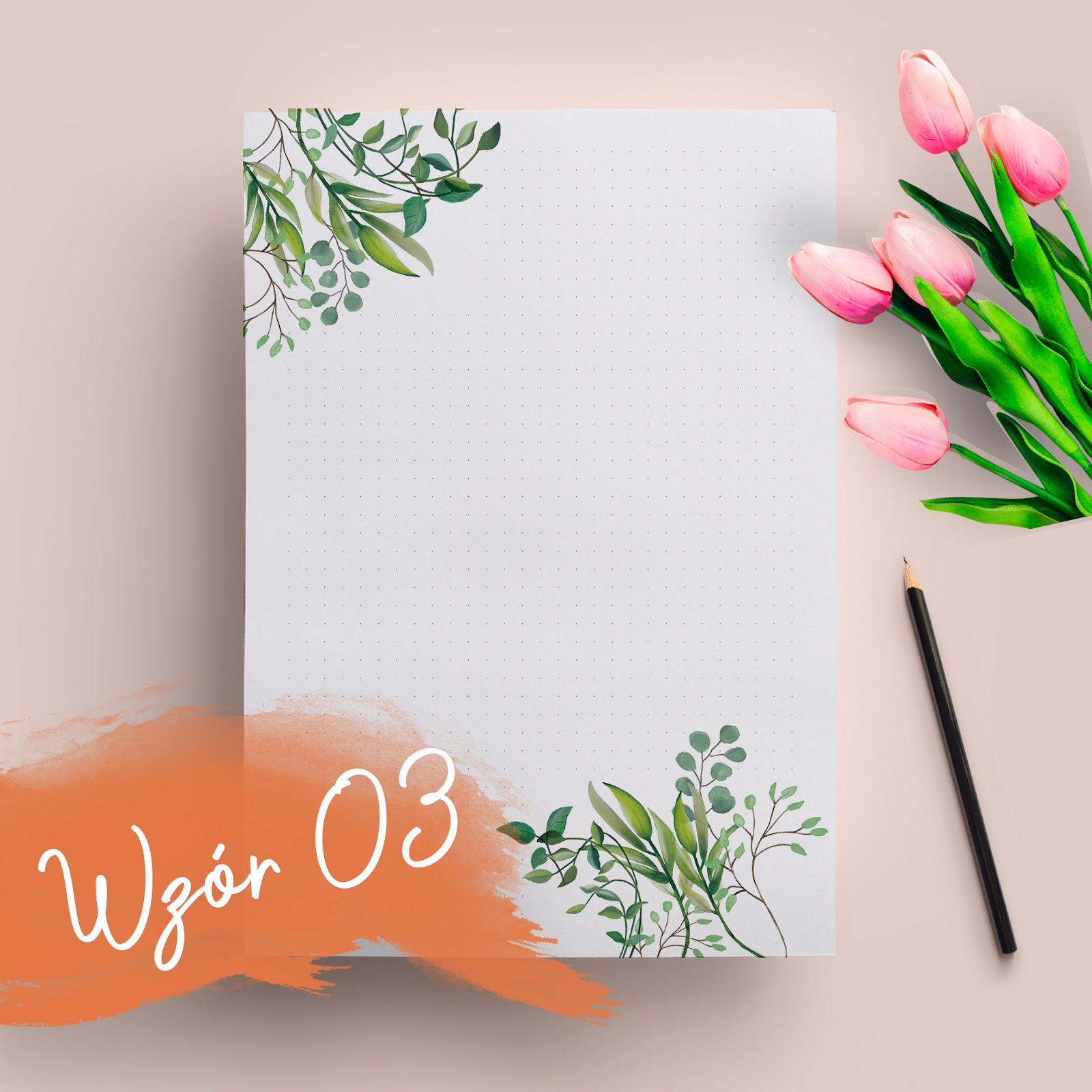 Darmowa wiosenna PAPETERIA do druku! - Notes - do pobrania - Planery ...