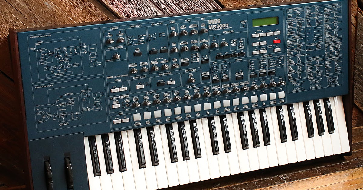 MATRIXSYNTH: Korg MS2000 Analog Modeling Synthesizer