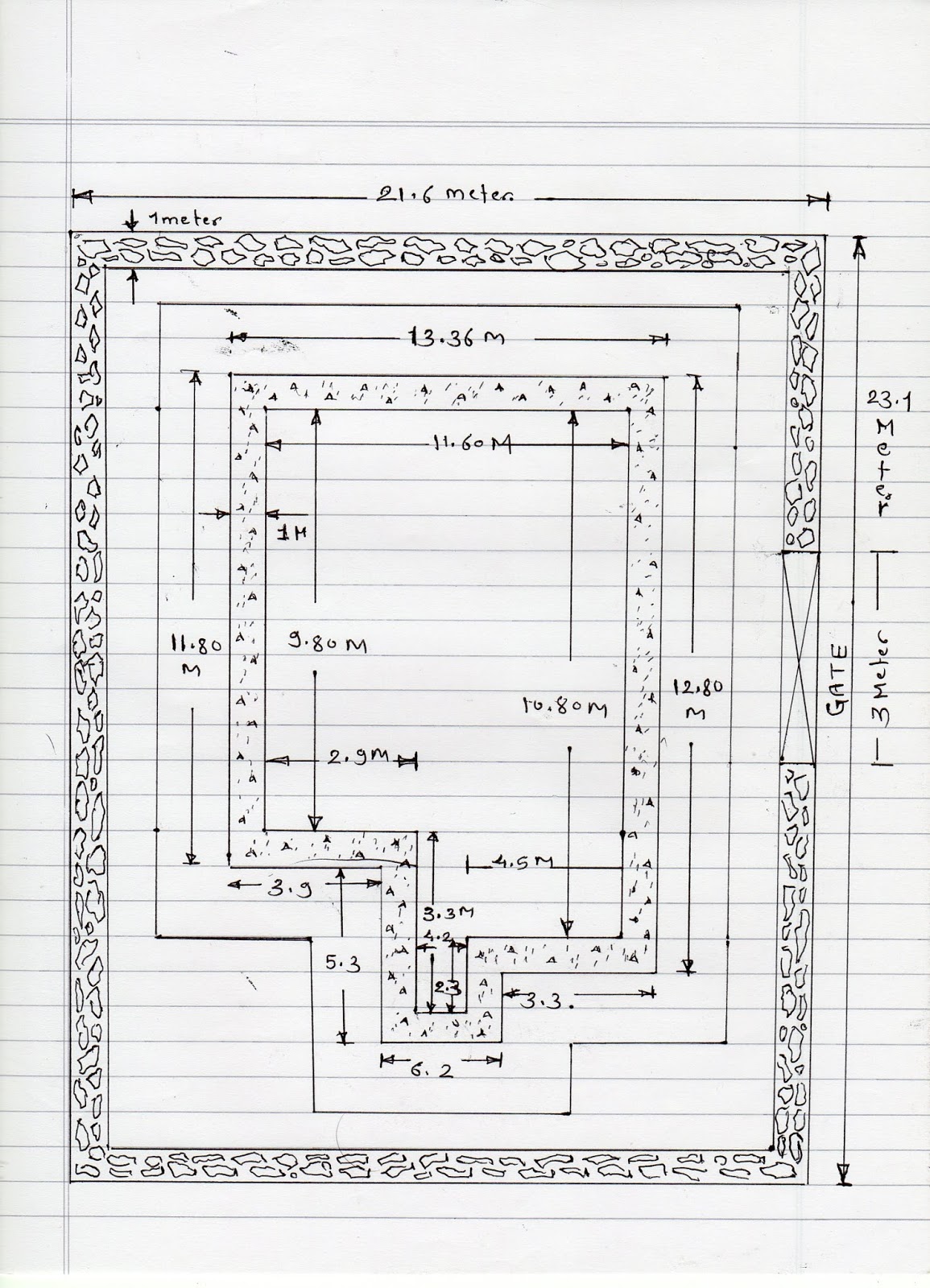 How To Calculate U.C.R. Masonry & Plinth Protection With Rubble Soling ...