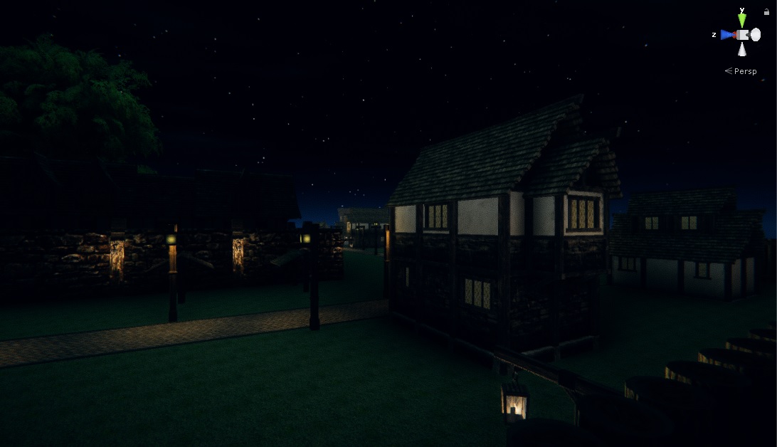 Roger's Blog: Made a Night Scenario in Unity