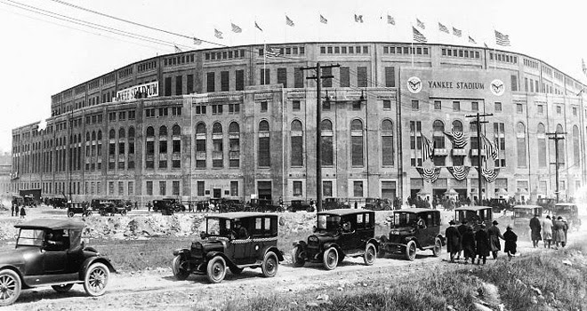Baseball Sisco Kid Style: First Baseball Game Played at Yankee Stadium ...