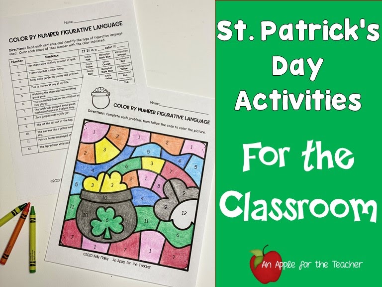 An Apple For The Teacher: St. Patrick's Day Activities for the Classroom
