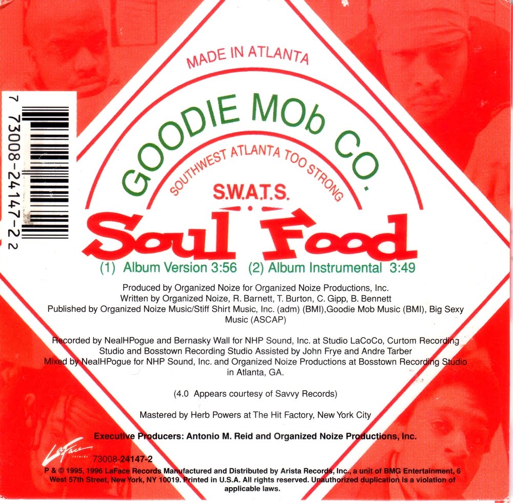 highest level of music: Goodie Mob - Soul Food-CDS-1996