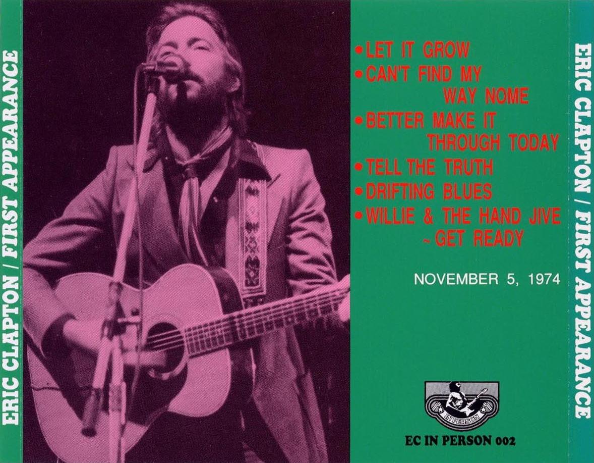 T.U.B.E.: Eric Clapton - 1974-11-05 - Osaka, JP (SBD/FLAC)