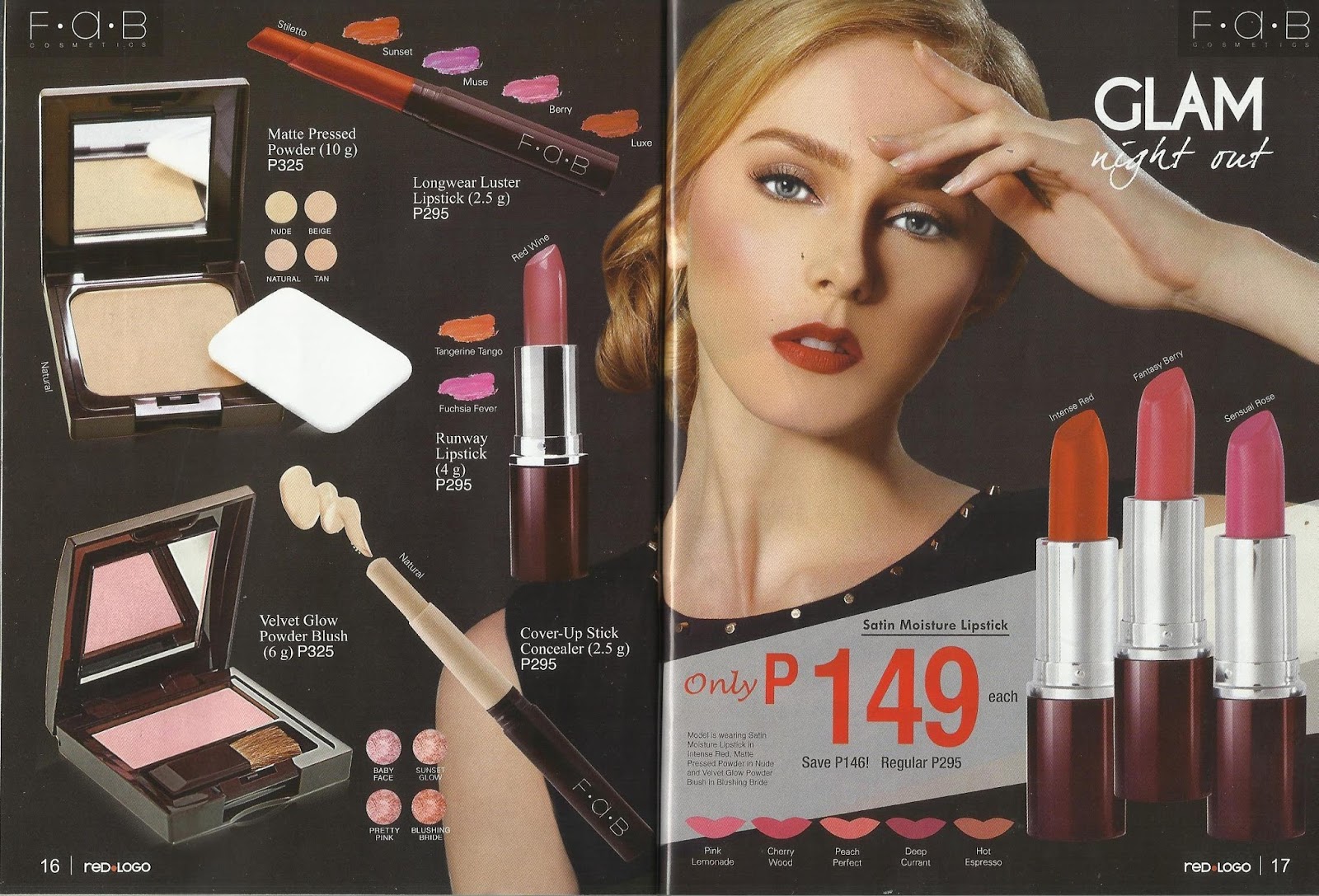 Red Logo Catalog: Red Logo Cosmetic Products
