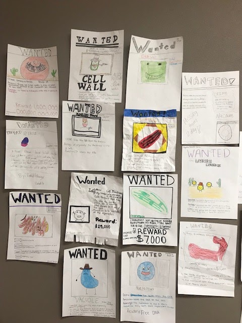 collidingwithscience: Wanted Posters for Cell Organelles