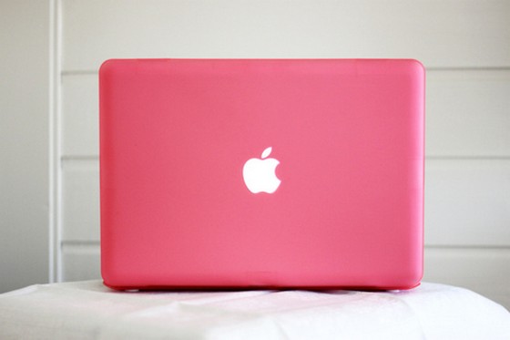 Pink Apple Laptop Computer Photography Nineimages