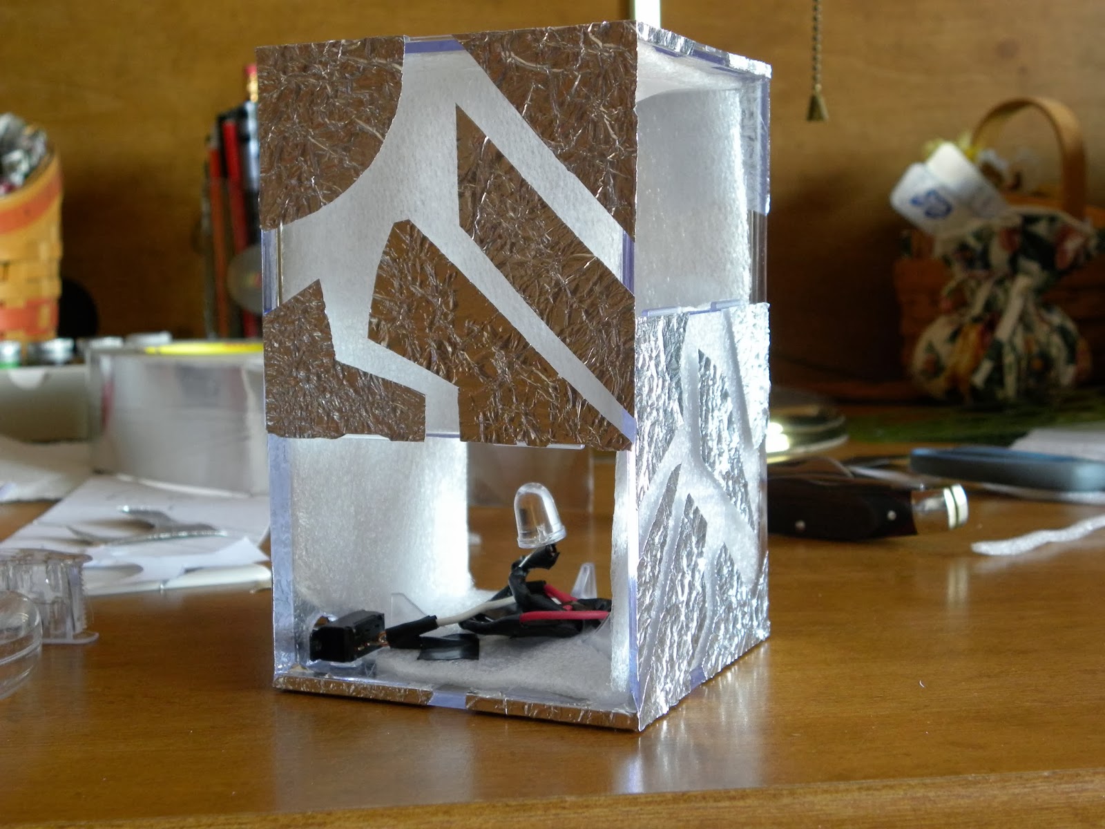 Futuristic LED Cube Desk Light